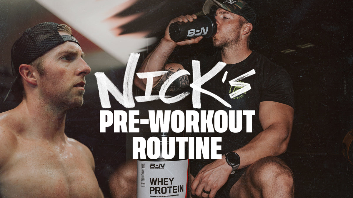 Nick Bare's Pre Workout Routine. – Bare Performance Nutrition