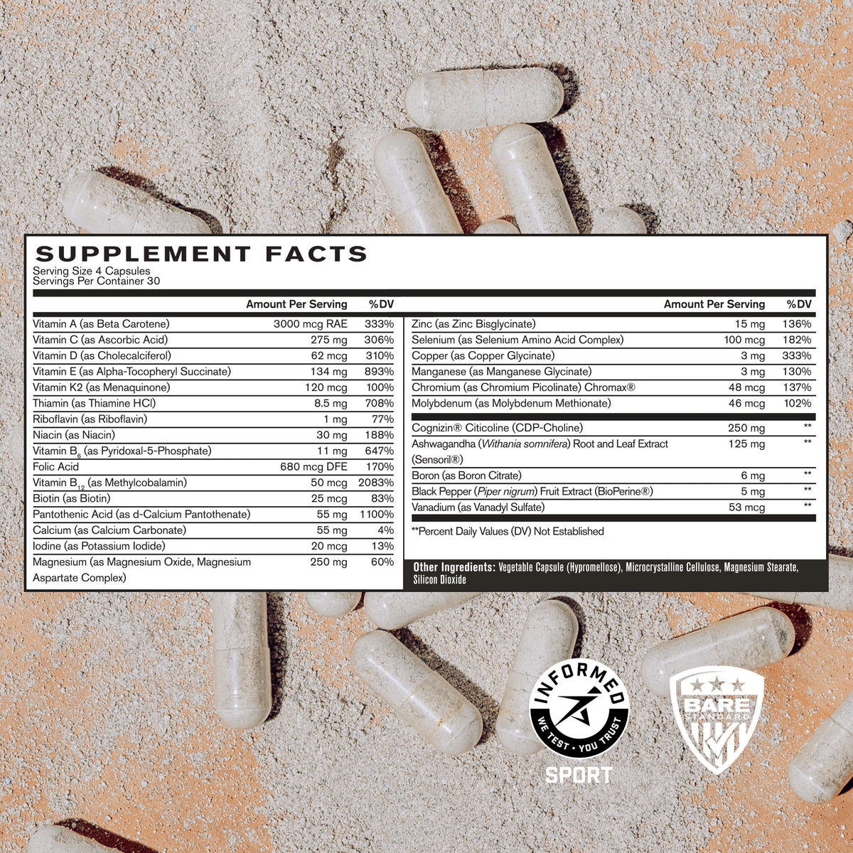 Strong Multi-Vitamin | Best Multi-Vitamin | Bare Performance Nutrition